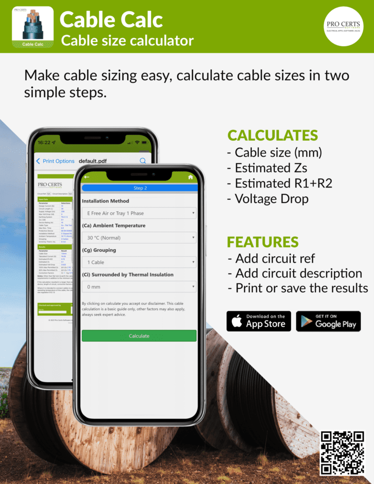 Cable Size Calculator - Cable Calc
