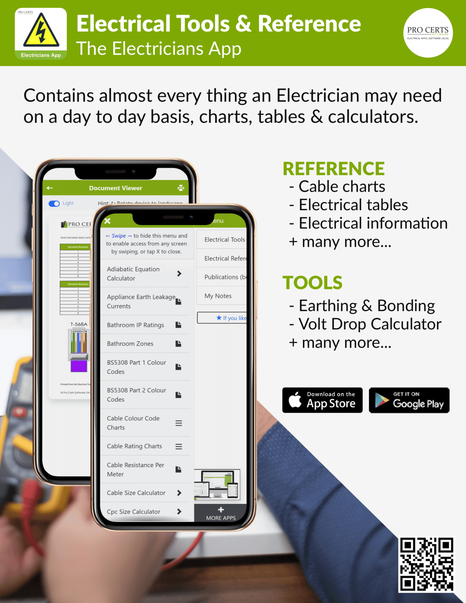 Electrical Tools and Reference - The Electrician's App