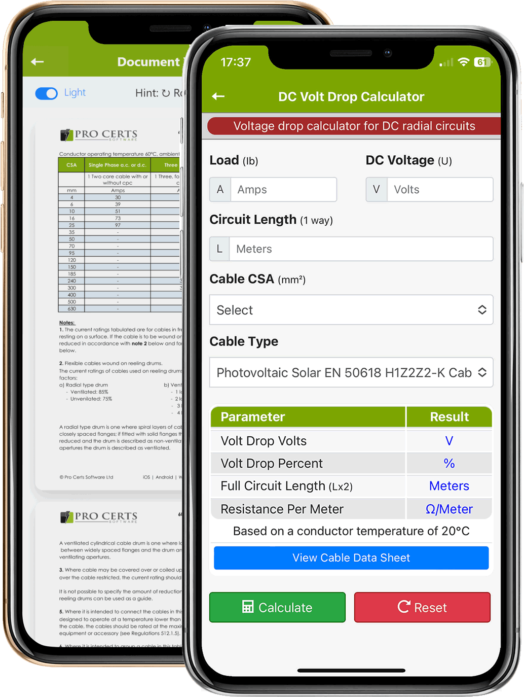 BS 7671 Reference Methods - Pro Certs Software Ltd